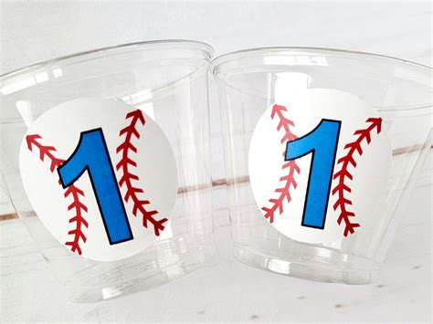Baseball Party Cups Baseball Cups Baseball Party Cups Baseball Birthday Cups Baseball Cups