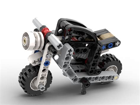 Lego Moc 42133 Motorbike By Hoppepe Rebrickable Build With Lego