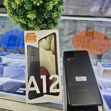 Jual Samsung A12 Ram 6gb Rom 128gb Second Indonesia Shopee Indonesia