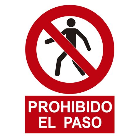 Prohibido El Paso Adhesius Castello