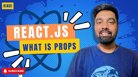 props in react hindi 08 react tutorial az bytes youtube