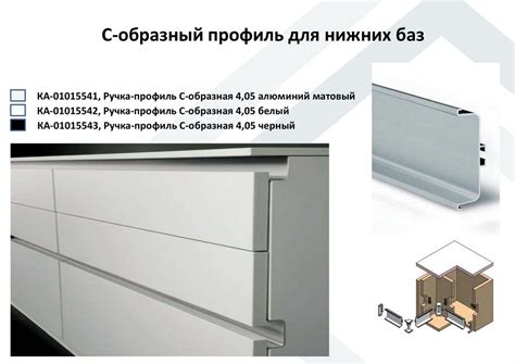 Алюминиевые профили для мебельных корпусов - online presentation