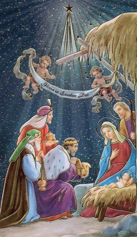 Pin By Jose Morcelo On Feliz Dia De Los Reyes Magos Christmas Nativity Scene Animated
