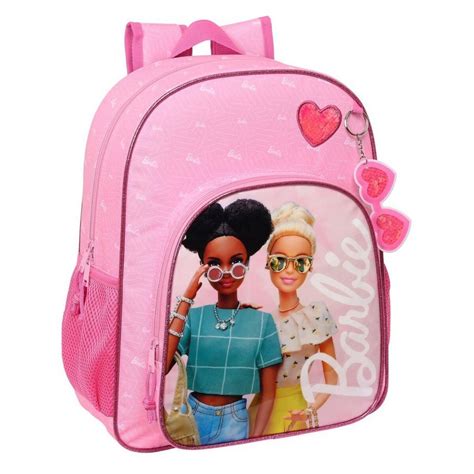 Barbie Rucksack Schulrucksack Barbie Girl Rosa 32 x 38 x 12 cm