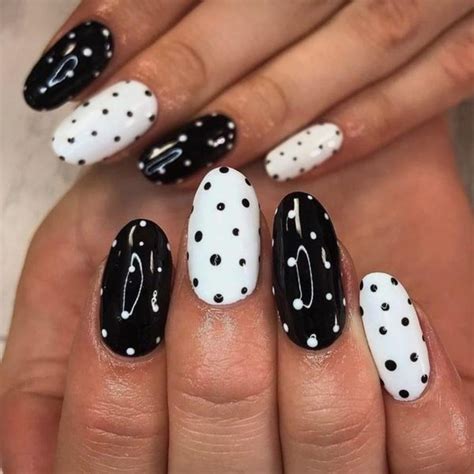 Polka Dot Nails Etsy