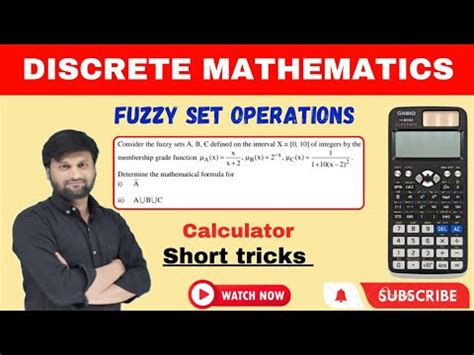 Fuzzy Set Relation Operations Complement Union Discrete Mathematics Short Tricks YouTube