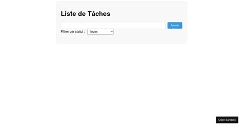 To Do List Codesandbox