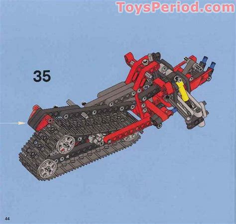 Lego 8272 Snowmobile Instructions And Parts List