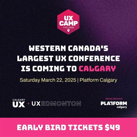 Mark Your Calendars Everyone And Mark My Words Ux Camp Calgary 2025