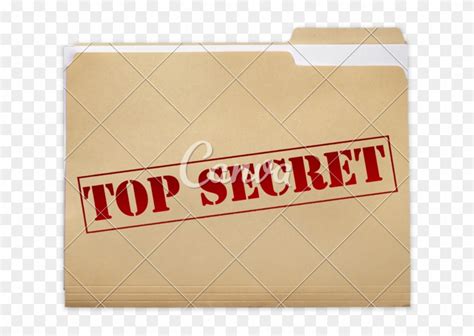 Clipart Dossier Top Secret Folder Top Secret Stock Illustrations
