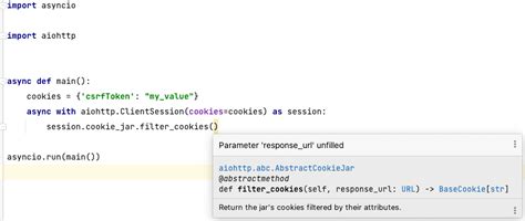 Default Value Of Abstract Cookie Class Methods · Issue 6791 · Aio Libs