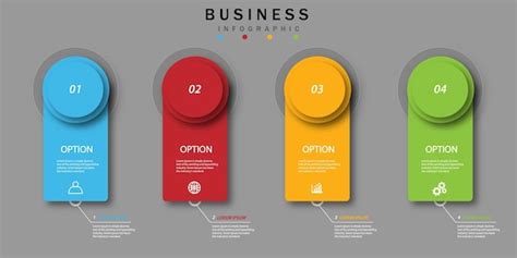 비즈니스 Infographic 디자인 프리미엄 벡터
