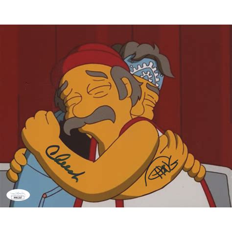 Cheech Marin Tommy Chong Signed The Simpsons 8x10 Photo JSA COA