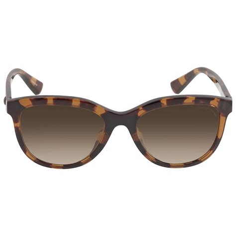 Coach Hc8285u 5120t5 Dk Tortoise Brown Grad Polarized 56 Mm Womens