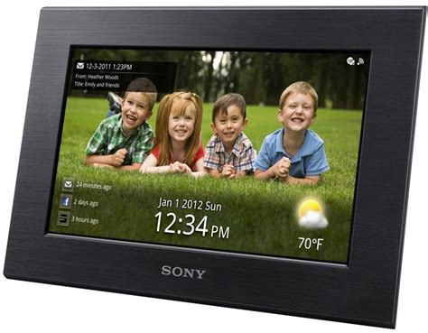 Цифровая фоторамка SONY DPF-W700 Black купить недорого: обзор, фото ...