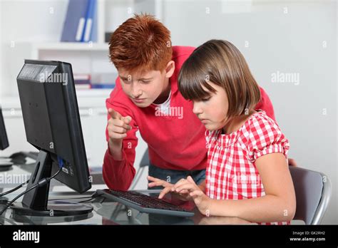 Computing Class Education Stock Photo Alamy