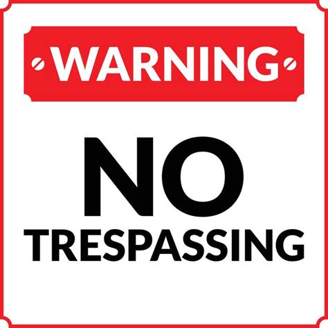No Trespassing Vector Art Icons And Graphics For Free Download