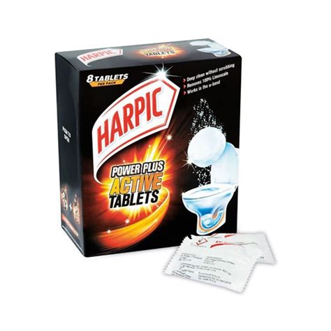 Harpic Power Plus Limescale Remover Tablets X8 Tabs 3028027 3028027