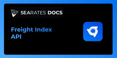 Freight Index Api Searates Docs