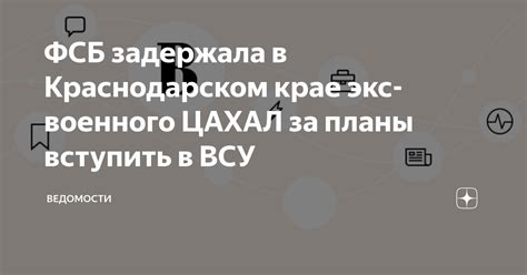 ФСБ задержала в Краснодарском крае экс военного ЦАХАЛ за планы вступить в ВСУ ВЕДОМОСТИ Дзен