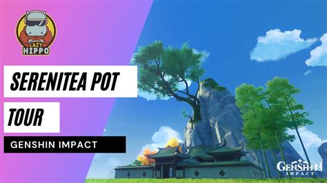 My Serenitea Pot Tour Mini Zen Garden Genshin Impact Youtube