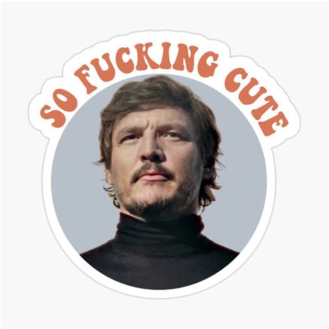 Cute Pedro Pascal By Munizart Redbubble Pablo Pascal Cool Stickers