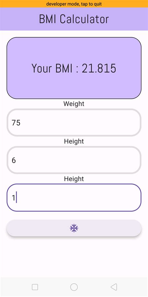 github defenshahria bmi calculator