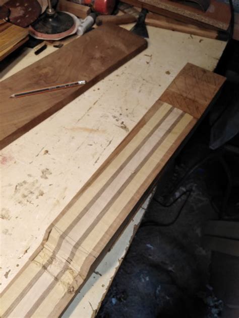 My Version If Ibanez 8 String Iceman Reverse Head In Progress And