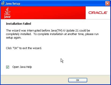 Installation Cannot Install Java Jre On Windows Xp Workstation