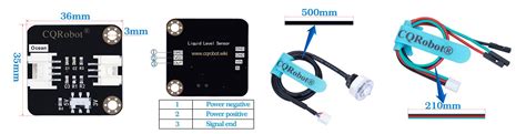 Contact Water Liquid Level Sensor SKU CQRSENYW CQRobot Wiki