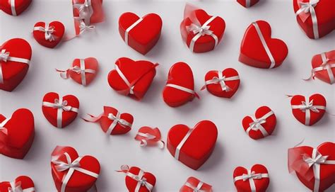 Premium Photo Girly Hearts Love With Ts Various Boxes