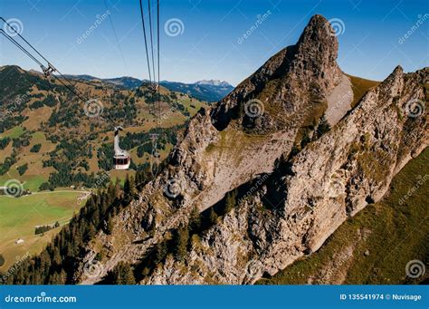 Rock Cliff Of Brienzer Rothorn Entlebuch Switzerland Editorial Stock