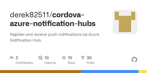 Github Derek82511cordova Azure Notification Hubs Register And Receive Push Notifications Via