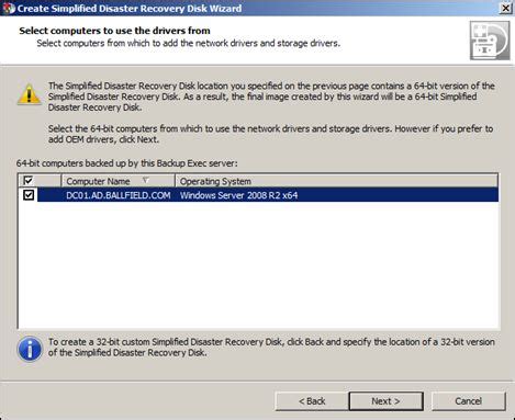Restoring A Domain Controller Using Backup Exec 2012 SDR Part 1