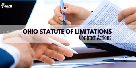 Ohio Statute Of Limitations Joseph Law Group Llc