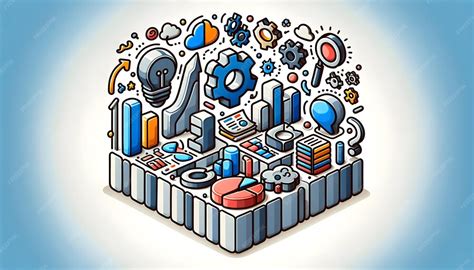 3d Flat Icon As Gap Analysis Icon With Ample Space For Text And