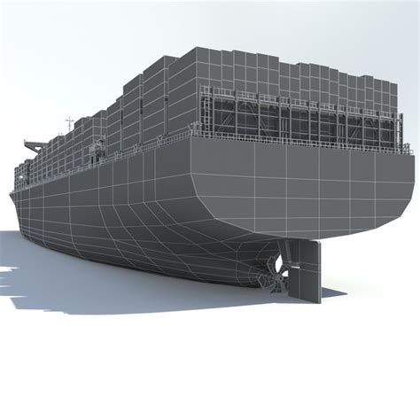 3ds Max Container Ship