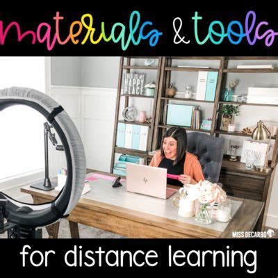 Distance Learning Tools And Materials Miss DeCarbo