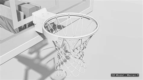 3d Model Basketball Court Nba Dimensions Vr Ar Low Poly Cgtrader