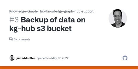 Backup Of Data On Kg Hub S3 Bucket · Issue 3 · Knowledge Graph Hub