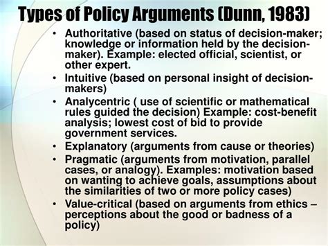Ppt Policy Arguments Powerpoint Presentation Free Download Id177240