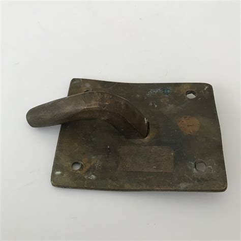 Antique Brass Metal Latch Pull Door Hatch Hardware Chest Etsy
