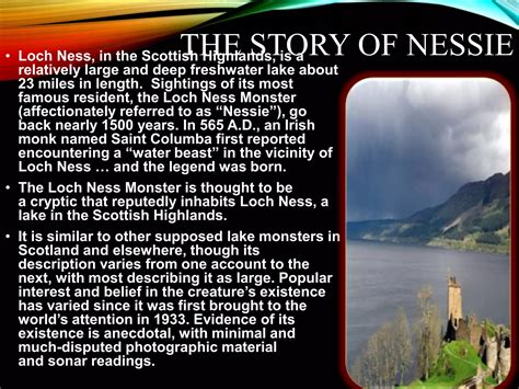 Loch Ness Monster Pptx