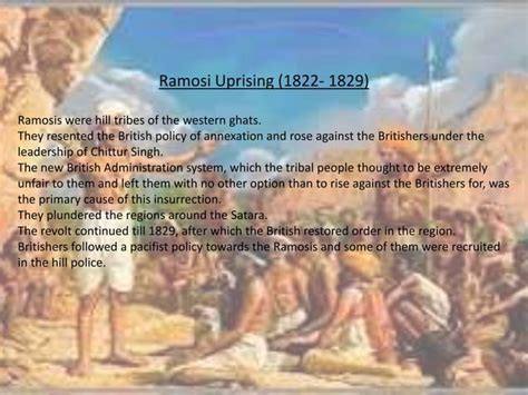 Role Of Tribal Uprising In Freedom Struggle Pptx