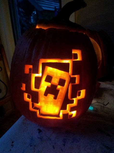 Pumpkin Carving Templates Minecraft Educational Printable Activities