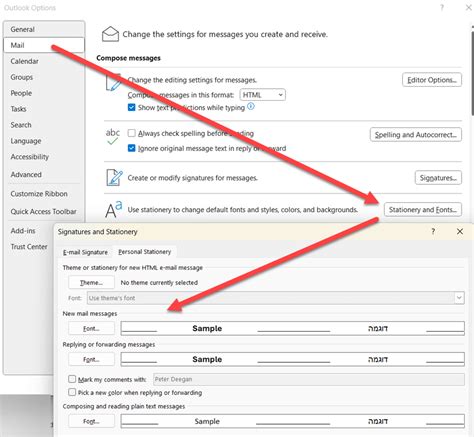 Change Default Font In Outlook From Aptos To Your Choice Office Watch