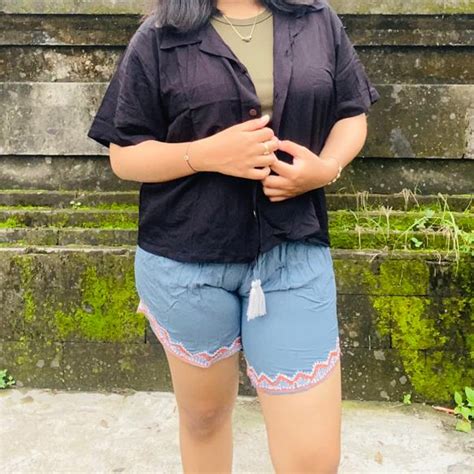Jual Celana Pendek Bali Bordir Hot Pants Wanita Xl Pilih Motif