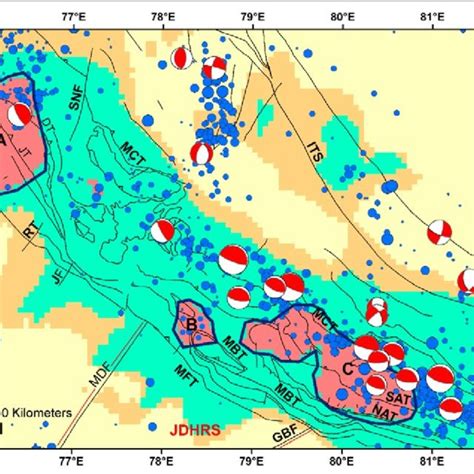 The Seismo Tectonics Of The Seismic Source Zones Of D And F In Nepal