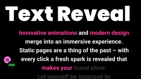 Gsap Text Animation Reveal Text On Scroll Lechclick Online Marketing And Webseiten