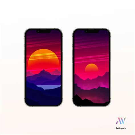 80년대 공상과학 산 장면 아이폰 월페이퍼 4pmTech